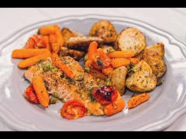 File de somon cu cartofi | Retete Kamis | Culinar.RO