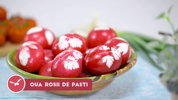 Oua rosii pentru Pasti | Aperitive cu oua | Culinar.RO