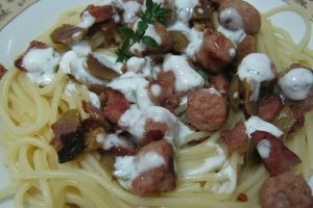 Paste cu sunculita si carnati | Paste si pizza | Culinar.RO