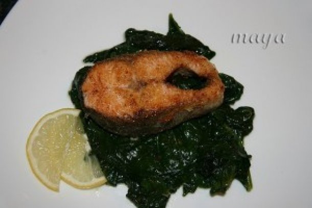 Somon salbatic(wild) cu spanac | Mancaruri cu fructe de mare | Culinar.RO