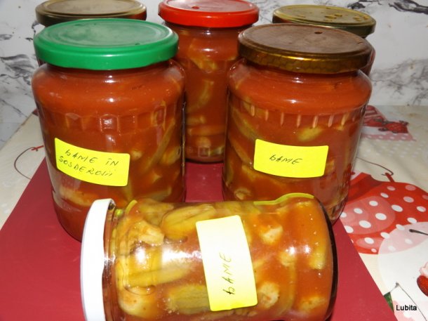 Bame conservate in sos de rosii | Conserve de iarna | Culinar.RO