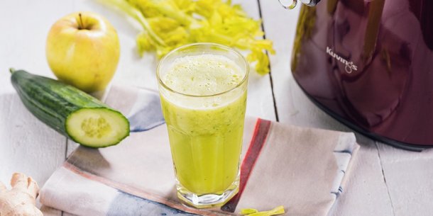 Suc cu ghimbir si telina apio la Kuvings | Sucuri fructe si legume ...