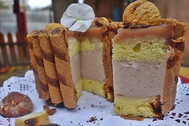 Prajitura cu piure de castane | Prajituri | Culinar.RO